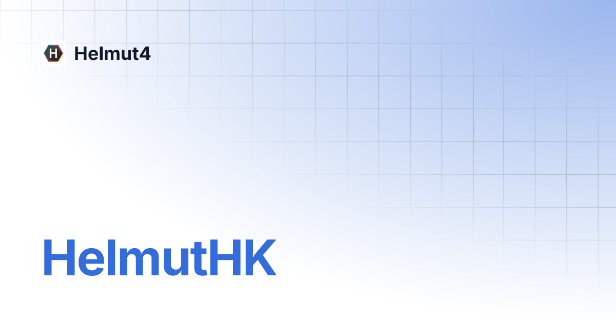 HelmutHK | Helmut4